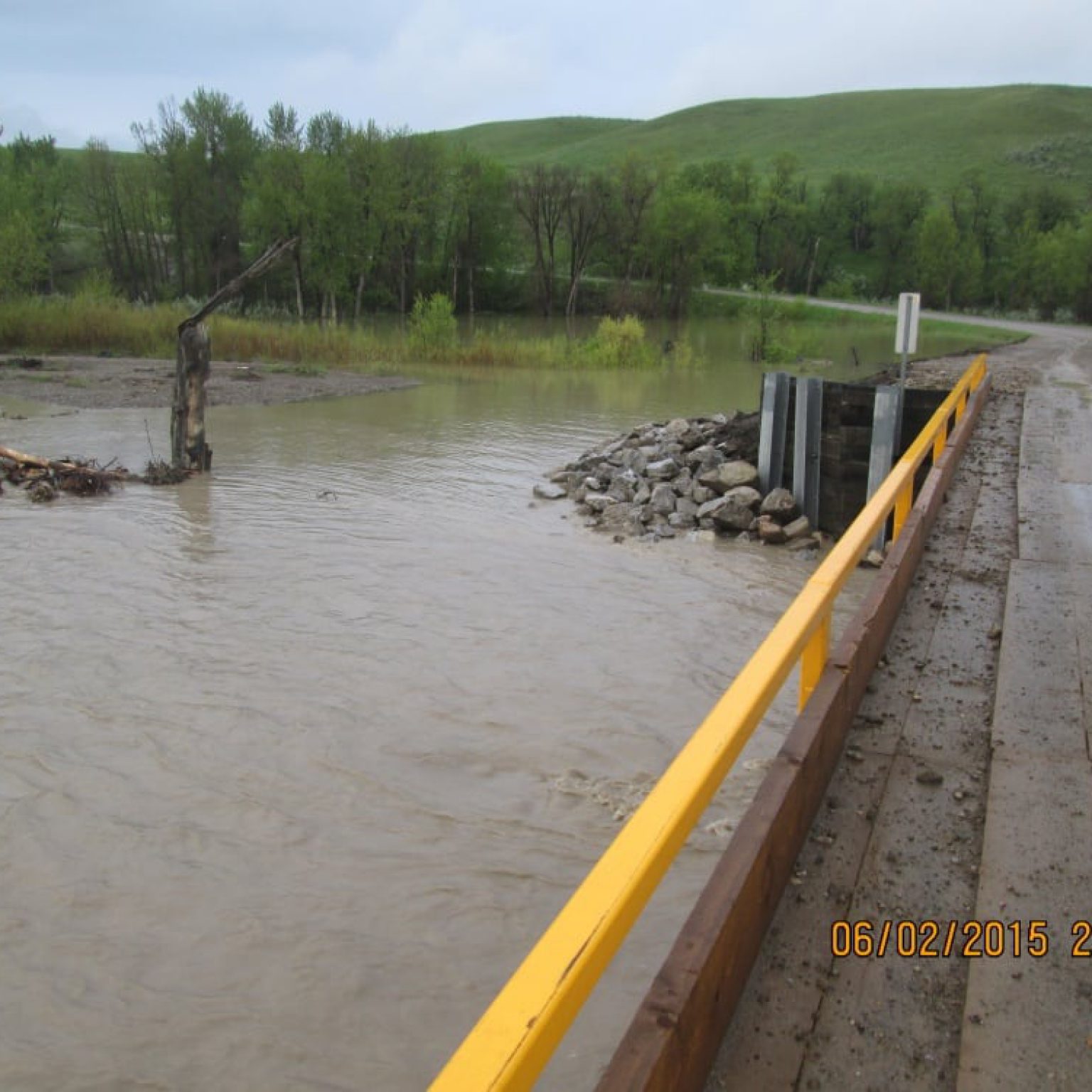 Drywood - Single span portable steel bridge - Johnston Construction