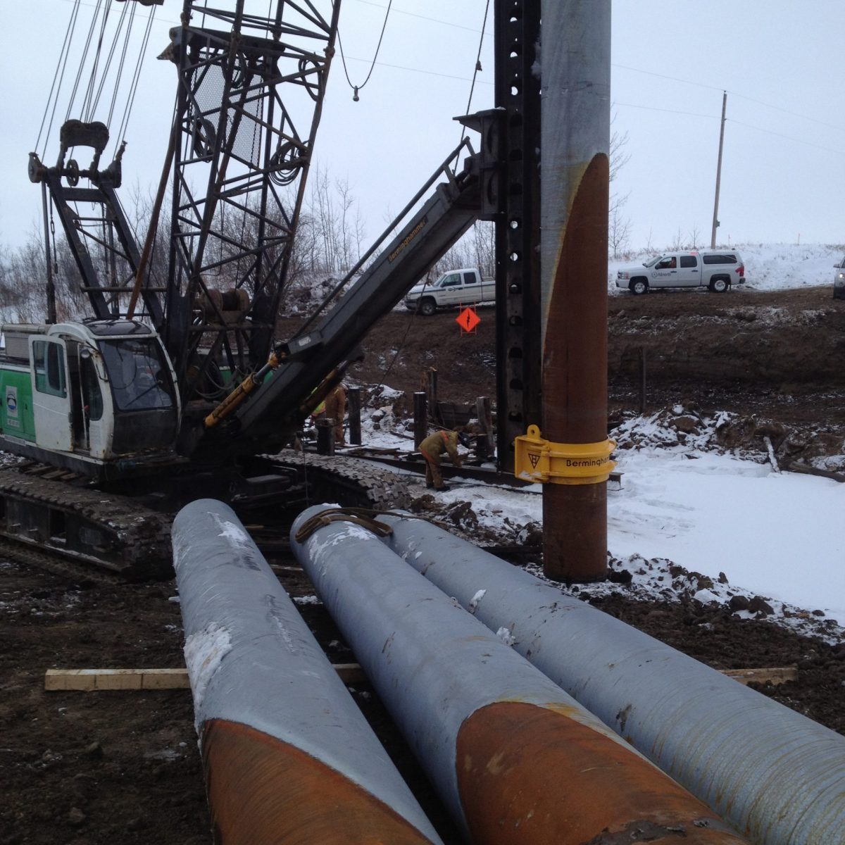 Highway bridge foundations - Johnston Construction