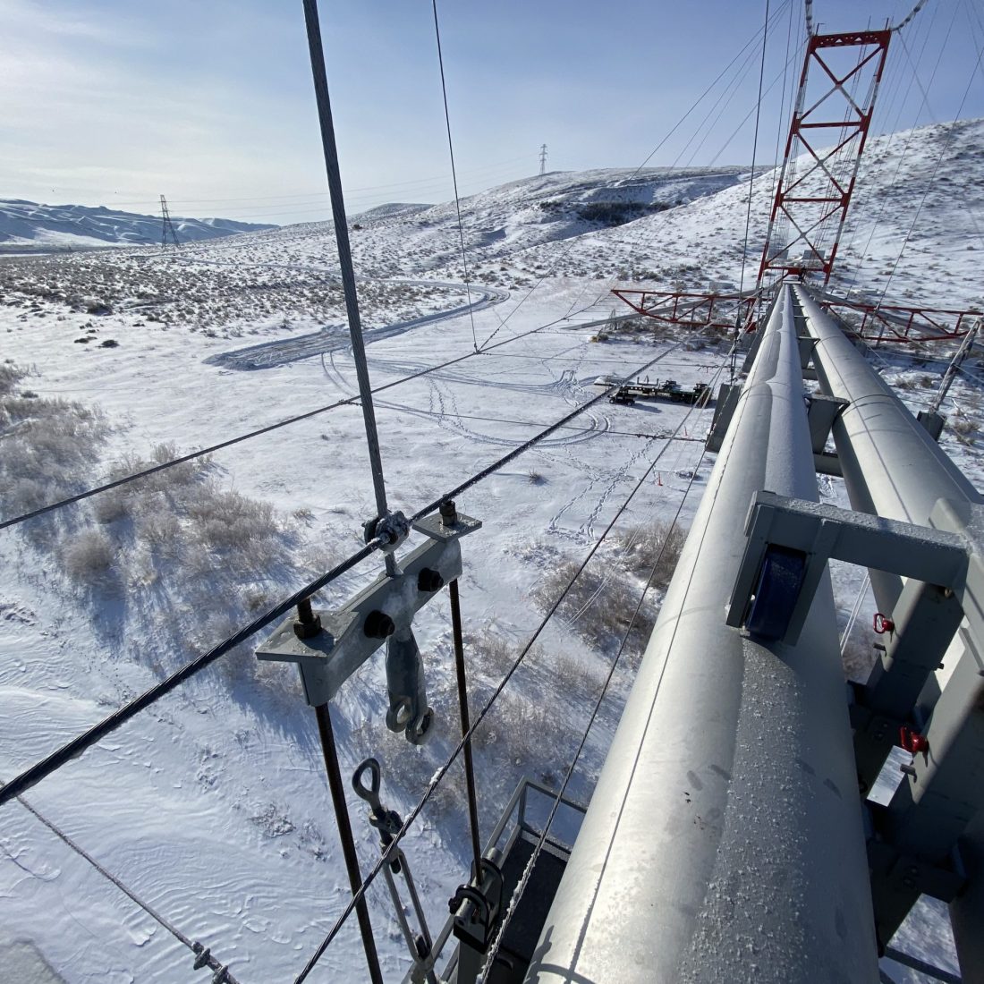 Pipe Suspension Bridge - Johnston Construction